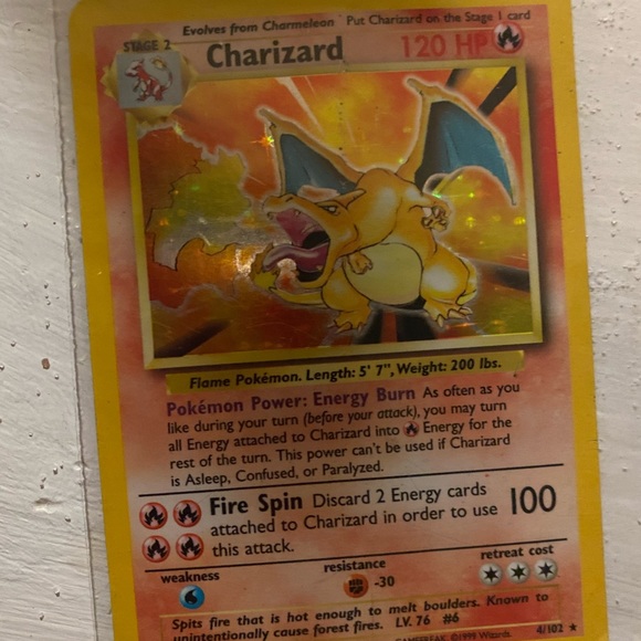 Other | The Original 19951999 Charizard Pokemon Card | Poshmark